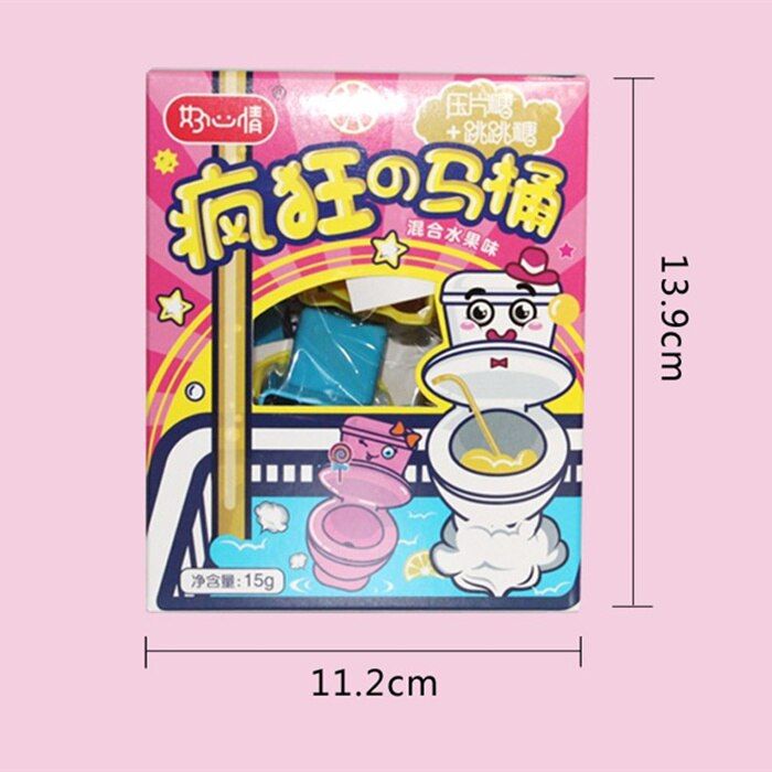 （NEW）Amazing Japanese Chinese Candy Moko Mokolet 2 Candy Toilet Toy ...