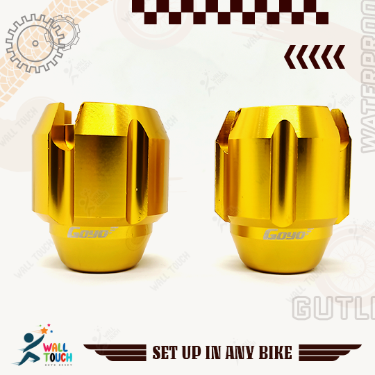 GOYO Branded Alloy Gutli Aluminum Motorcycle Front Slider Protection ...