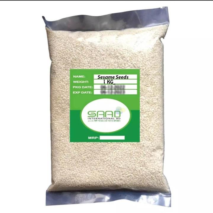 Sesame Seeds Sada Til White Sesame- 1KG | Daraz.com.bd