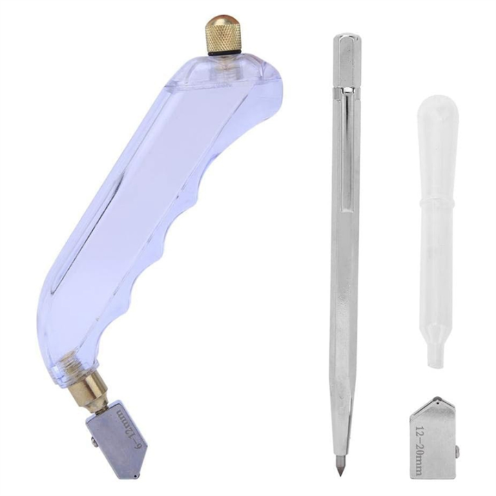 Oil Glass Cutter Glass Cutting Tool Cutter Head Tungsten Steel+45 Steel ...