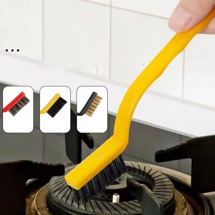 3pcs mini wire brush set Kitchen Cleaning Tools Brush Home Stove ...