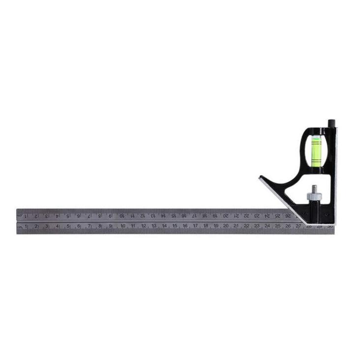 300mm 12" Adjustable Engineers Combination Square Kit Right Angle Ruler ...
