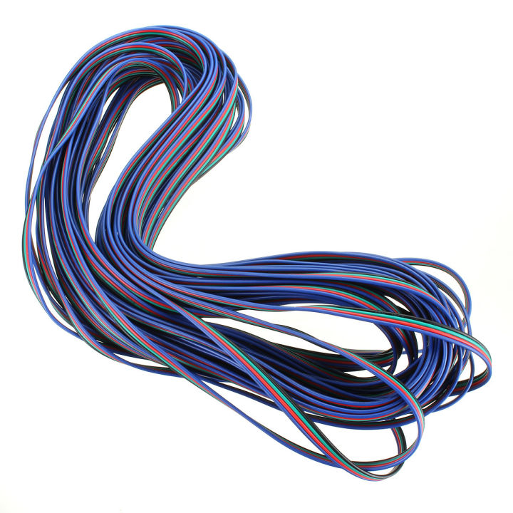 4-PIN RGB Extension Connector Wire Cable Cord For 3528/5050 RGB LED ...
