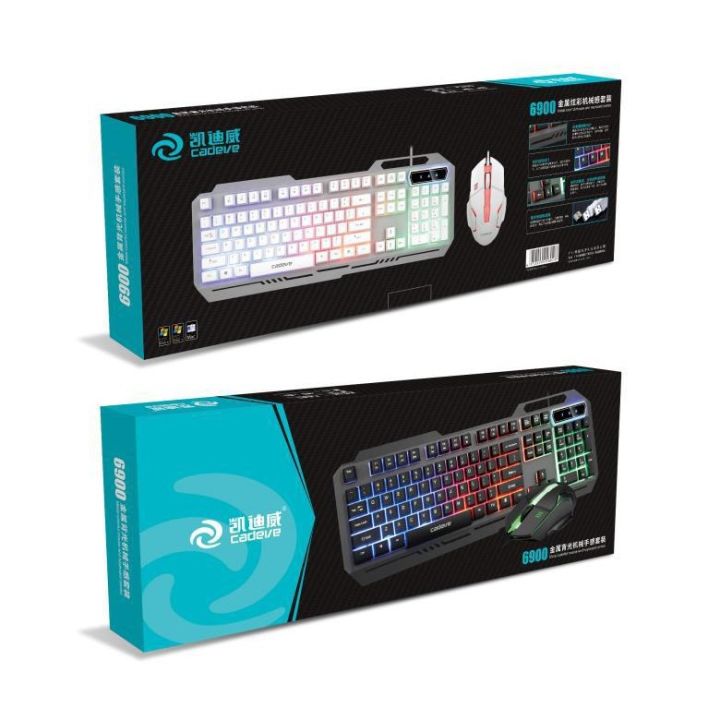 Baiji K45 metal iron plate mechanical feel colorful luminous keyboard ...