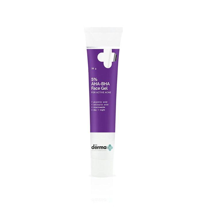 The Derma Co 5% AHA-BHA Face Gel for Active Acne - 30 gm | Daraz.com.bd
