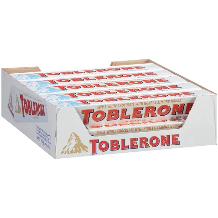 Toblerone Milk Chocolate 100gm Full Box - 20ps | Daraz.com.bd