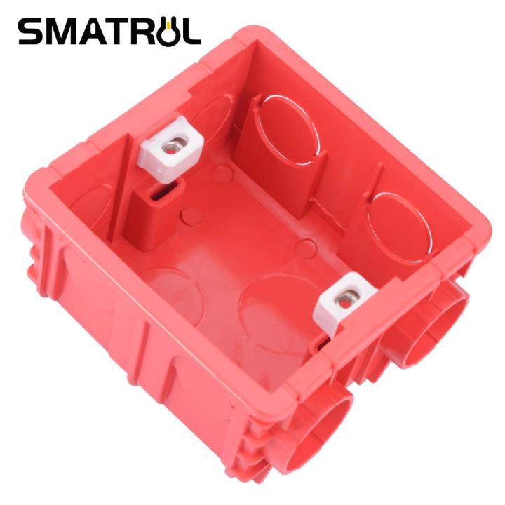 SMATRUL - 86*86mm Wall Switch Box - Socket Bottom Box - Junction Box ...