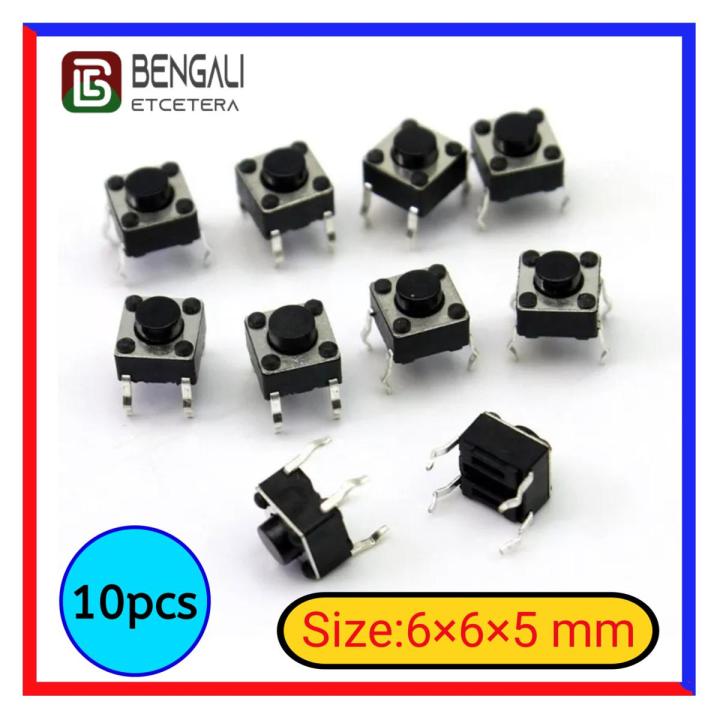 Momentary Tactile Push Button Switch 10 Pcs Bd
