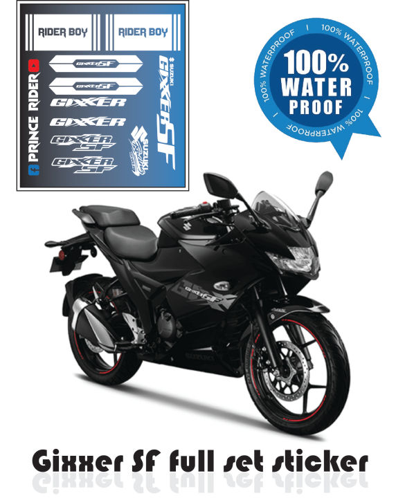 SUZUKI bike all sticker | bike modify sticker | SUZUKI gixxer SF ...