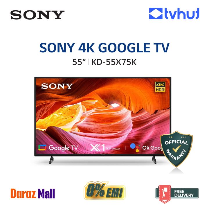Sony KD-55X75K 4K Ultra HDR Google TV With Official Warranty | Daraz.com.bd