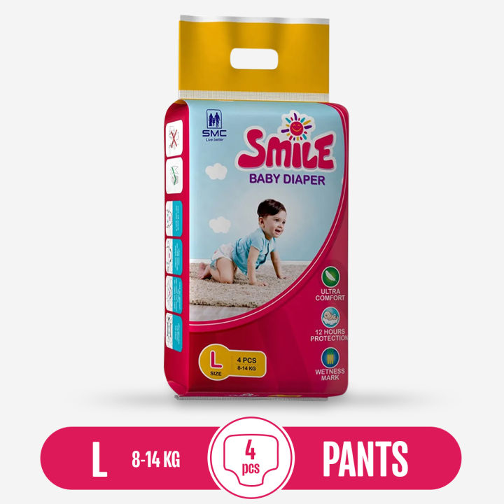 Smile Pants Mini Series: L Pack size: 5 pcs | Daraz.com.bd