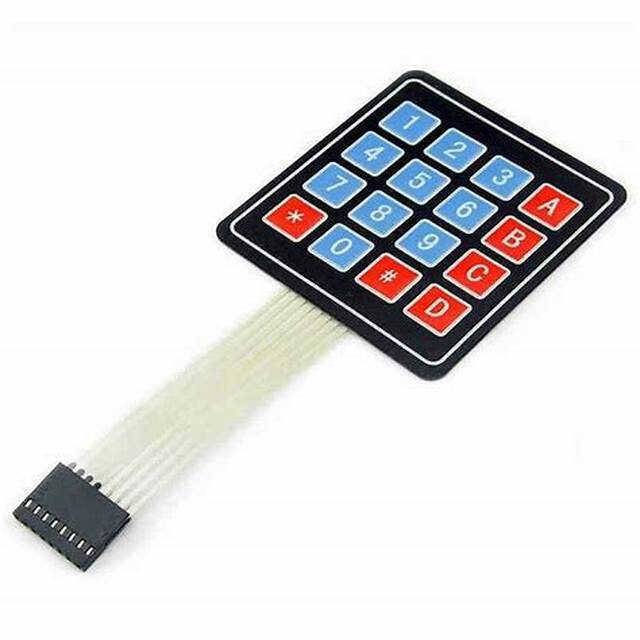 4x4 Keypad - 16 Key - Matrix Membrane Type | Daraz.com.bd