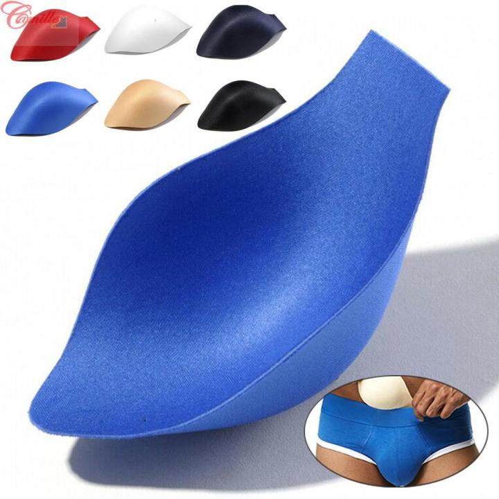 Men Soft Jockstraps Underwear Swimwear Enhancer Cup Sponge Pouch Bulge ...