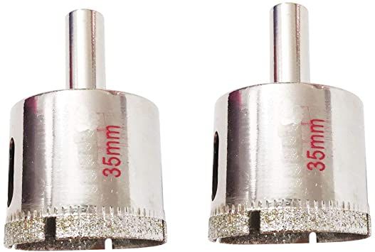 35 mm Glass drill bits / hole saw for glass, marble, tile or granite ...