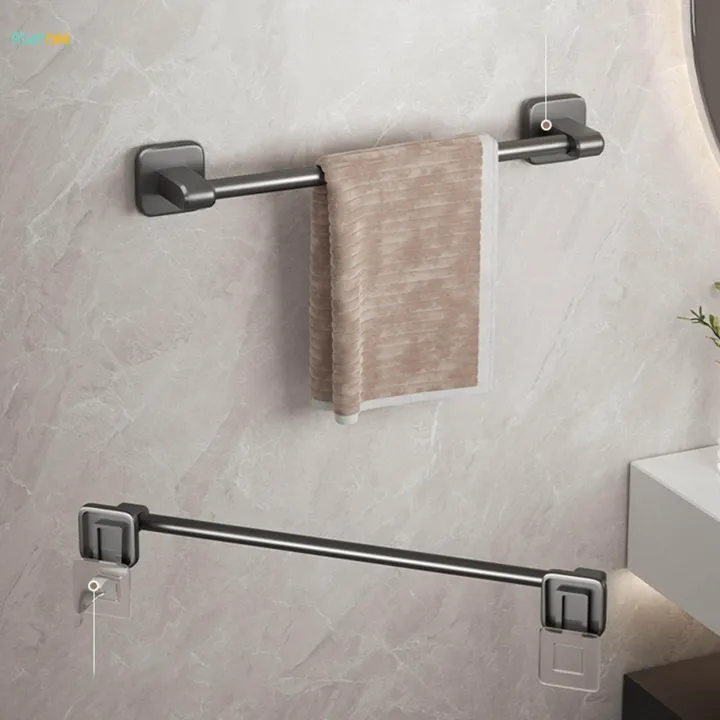 Towel Rack Clothes Robe Hanging Towel Bar for Washroom Living Room ...