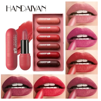 Handiyan Mousse Matte Lipsticks Set 6 in 1 matte lipsticks | Daraz.com.bd