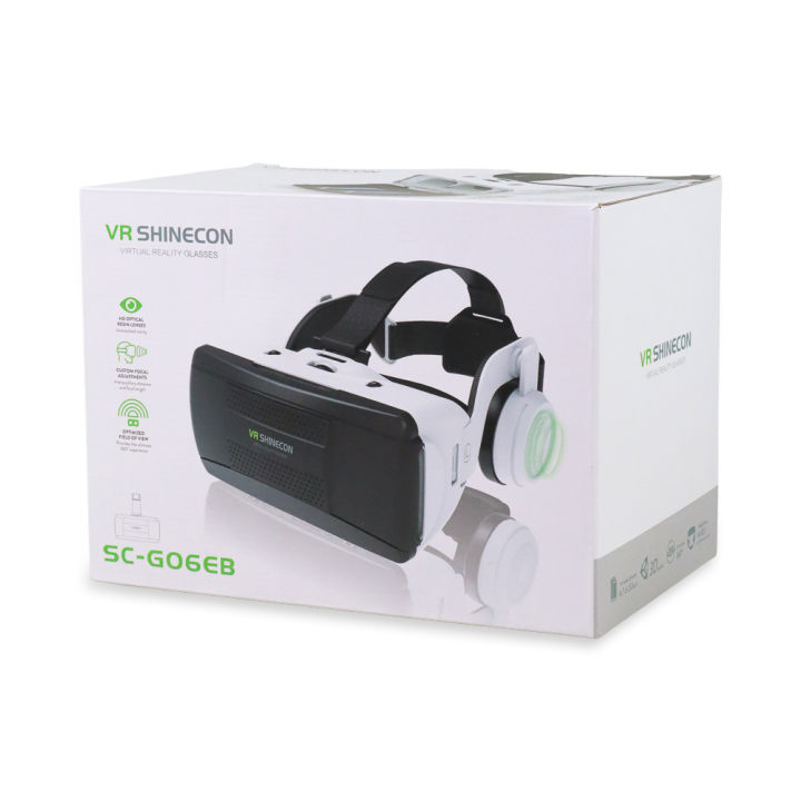 SHINECON G06Eb 3D Vr Glasses Len Virtual Reality Headset For Smart ...