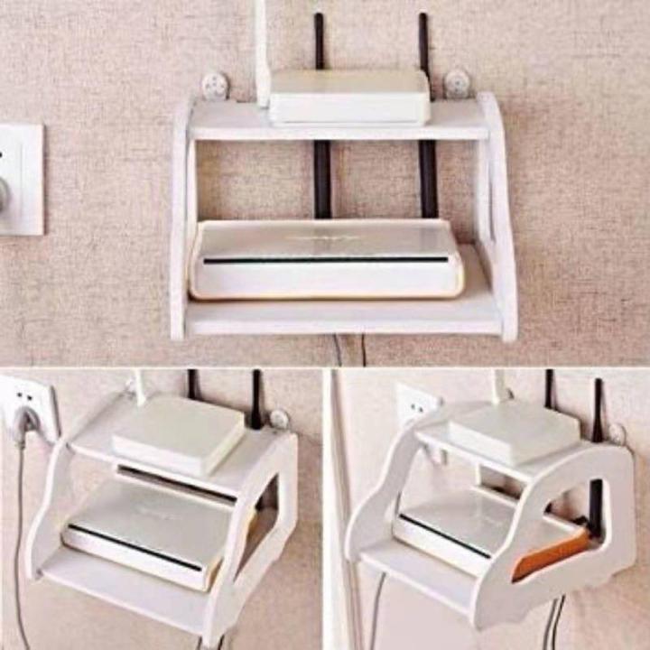 Wall mounted 3 layer WiFi Router Stand | Daraz.com.bd