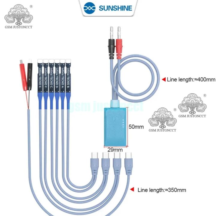 SUNSHINE SS-905G 4 Type-C Outputs for Transsion Only TECNO Itel Infinix ...
