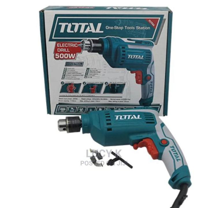 Total Electric Drill 500W TD2051026 -Mini Drill Machine | Daraz.com.bd