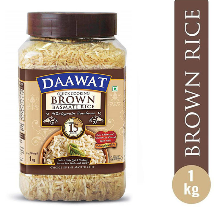Daawat Brown Basmati Rice-1 Kg | Daraz.com.bd