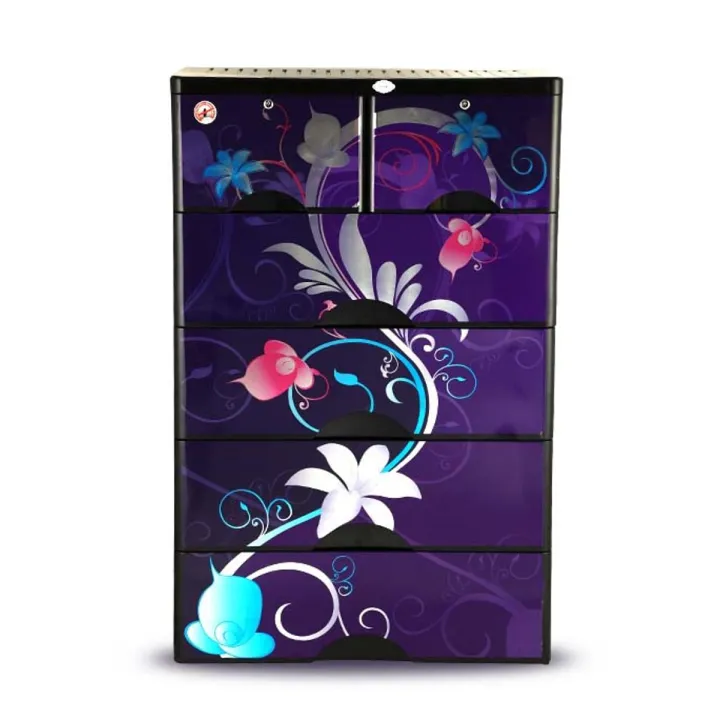 Wardrobe 5D Double-Silver | Daraz.com.bd