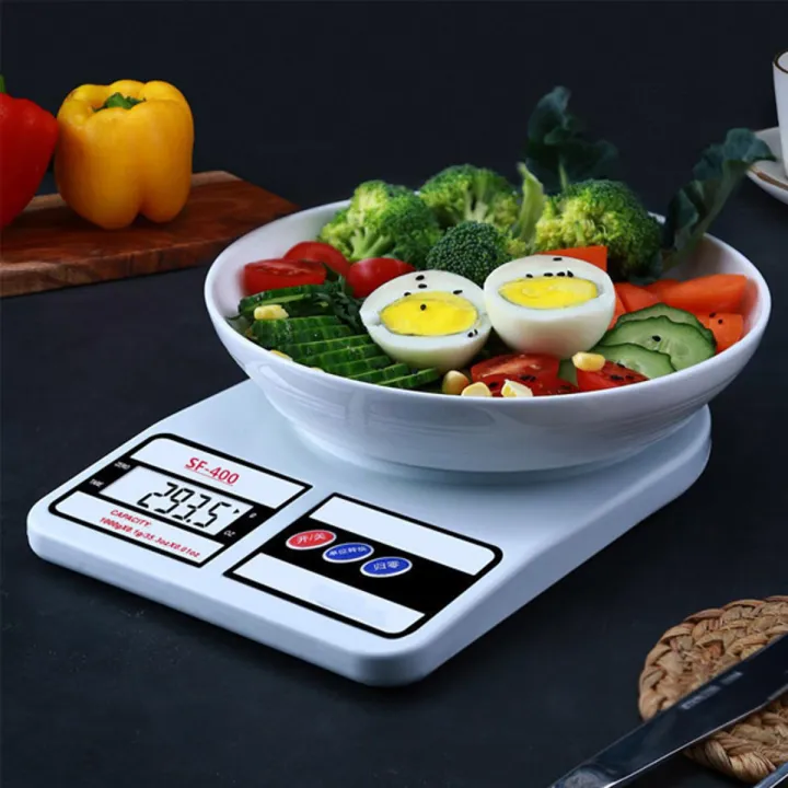 Digital Kitchen Weight Scale - White - Weight Machine | Daraz.com.bd