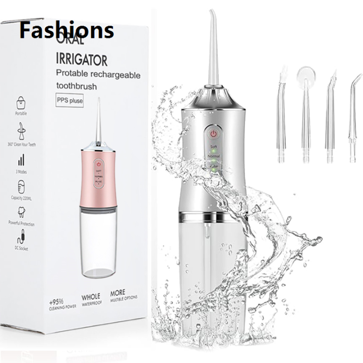 Fashions Electric Dental Water Flosser Oral Irrigator Portable Dental ...