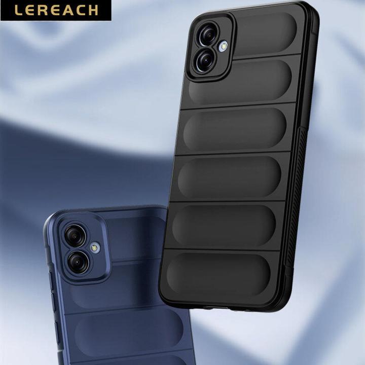 Lereach For Samsung Galaxy A04E Cover Case Liquid Silicone Skin-Friendy Concave-Panel Back Cover ...