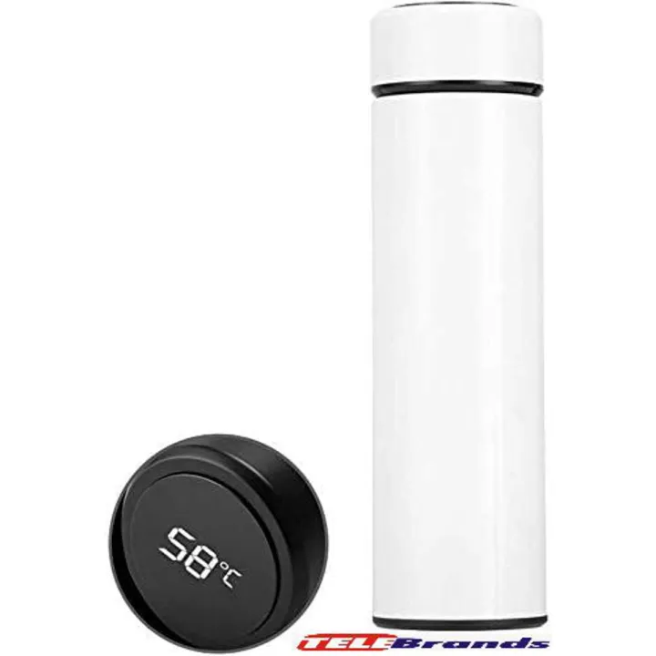 TelebrandsStainless Steel Digital Flask Vacuum Thermal Flask with LED ...