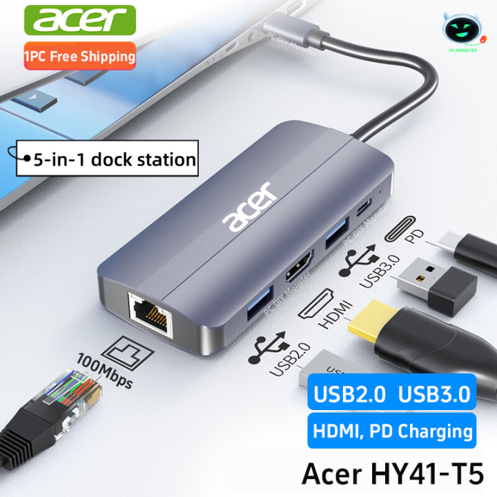 Acer USB-C Hub Dock Station Type-C HDMI 4K Universal Computer MacBook ...