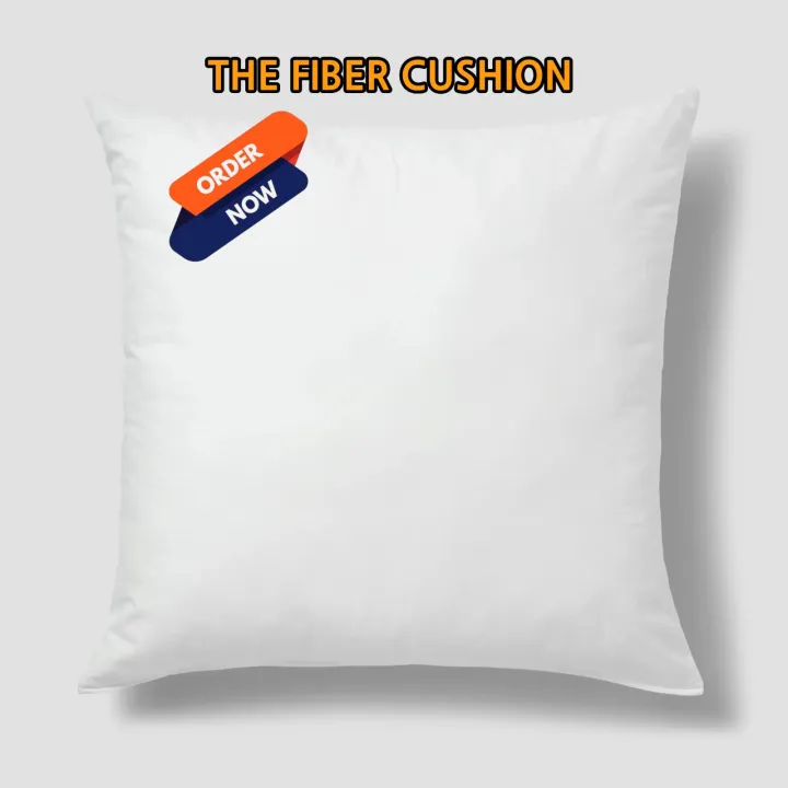 Standard Fiber Cushion, White, (12"x12"),Tissue Fabric | Daraz.com.bd