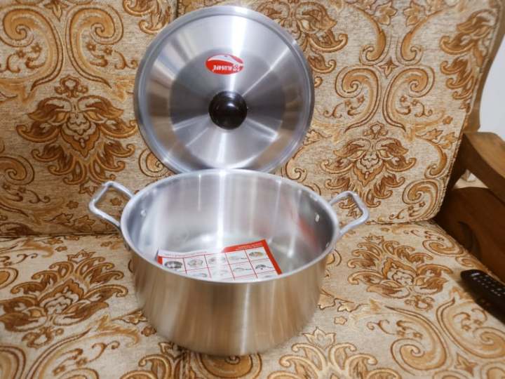 Pakistani Alusafe Cookware 19cm (Cassarol Or Saucepan) Aluminium With ...