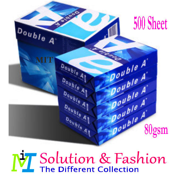 Double A 100 Gsm A4 Size Paper 500 Sheets 5 packet | Daraz.com.bd