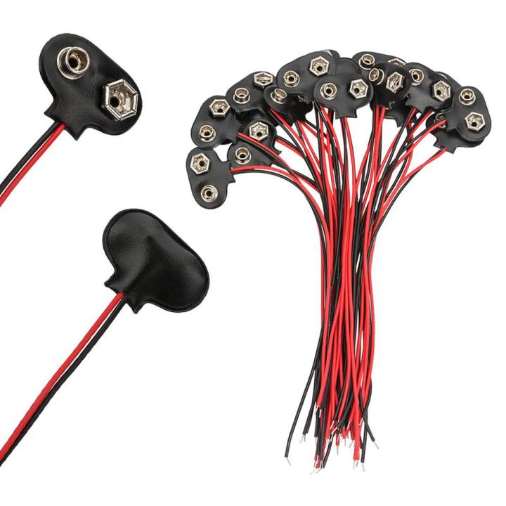Battery Clip with Wire Leads for 9V Battery 2ps | Daraz.com.bd