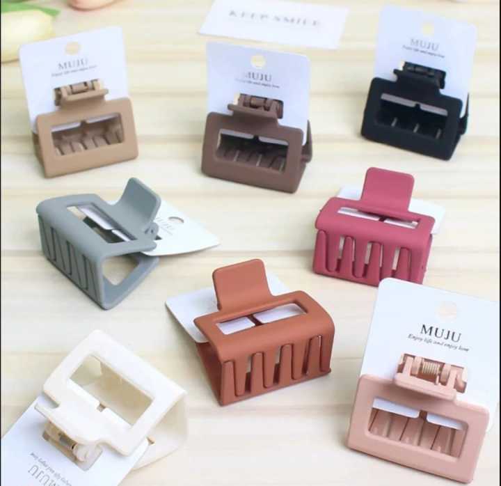 4 Pcs Big Size Simple Hair Clip Plastic Hair Clip big Hair Clips ...