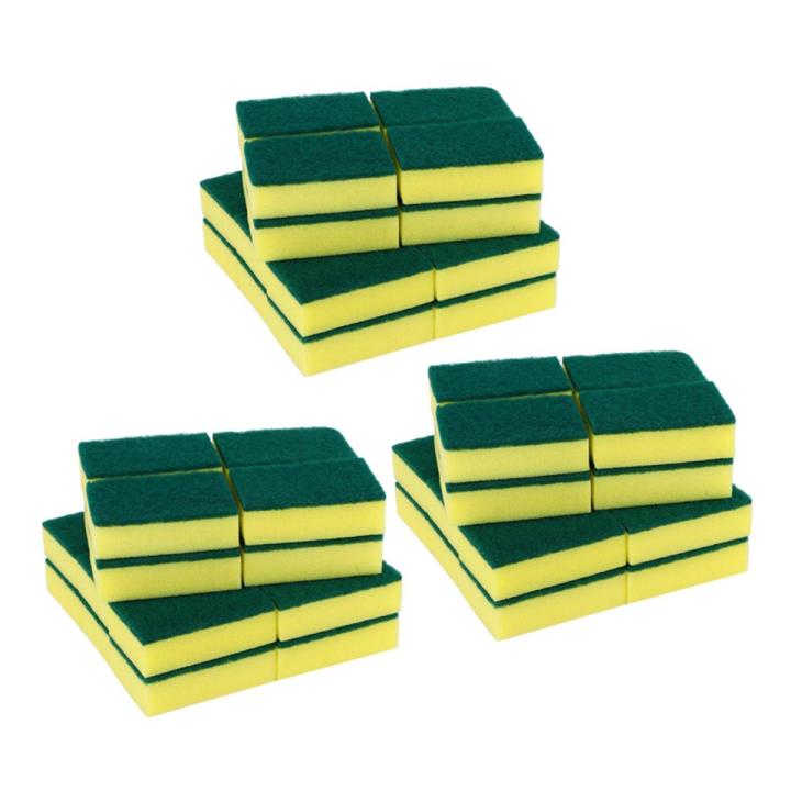 ARELENE Heavy Duty Multi Use Cleaning Sponges Rub Non-Scratch Sponge ...