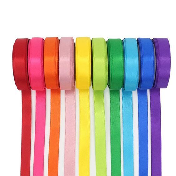 KGS Satin Ribbon | Half 1/2 inch | 22 Meters | 25 Yards | Birthday ...