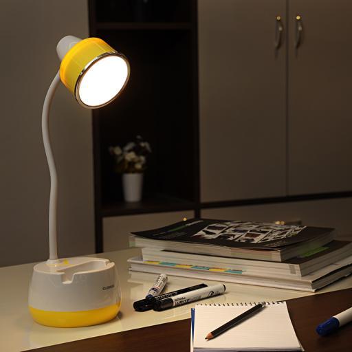 AC/DC Focus Table lamp /Desk lamp with 2 modes warm & white ,PEN HOLDER ...