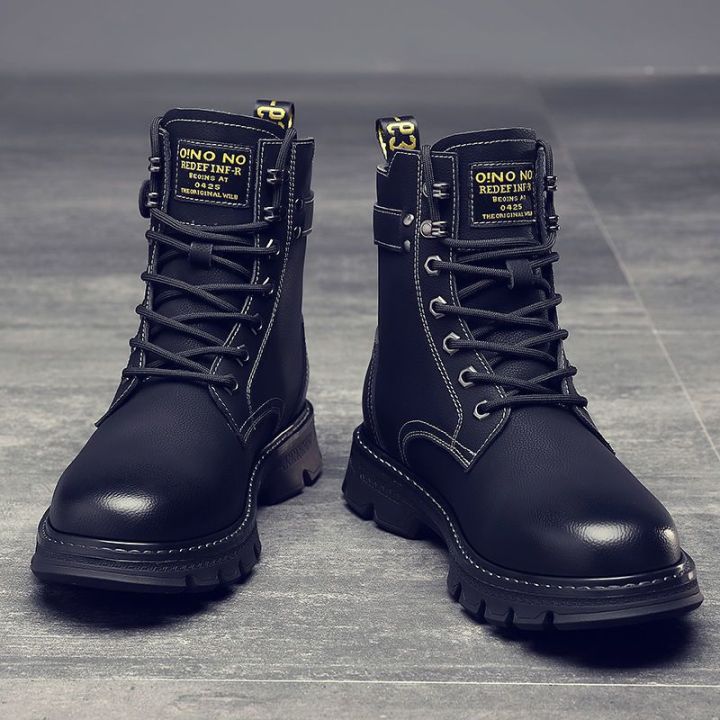 Martens demi-season trend universal high boots English style British ...