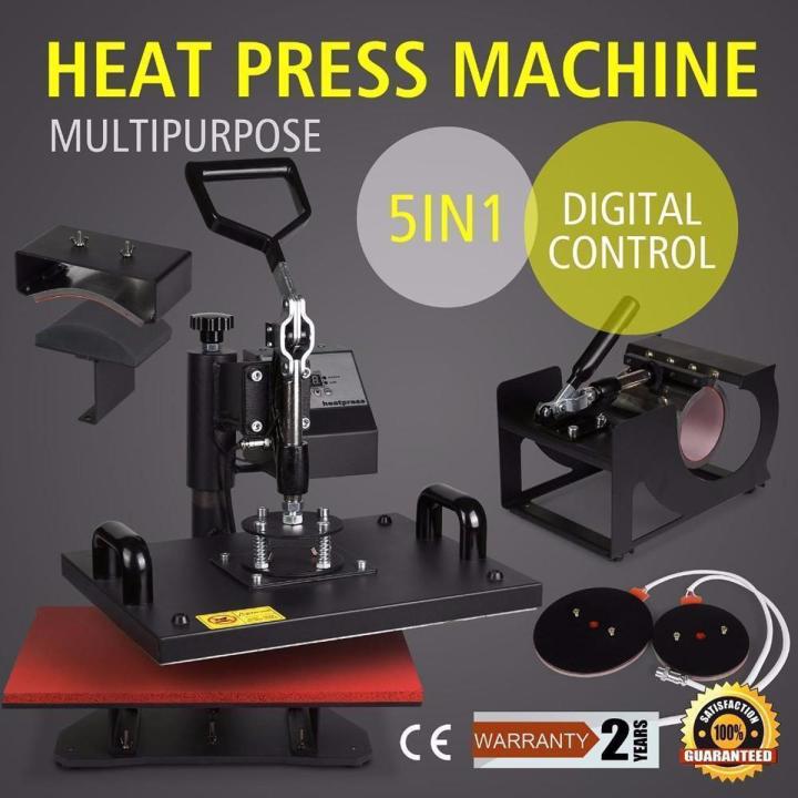 Sublimation heat press machine, Digital Heat Press 5-in-1 Machine ...