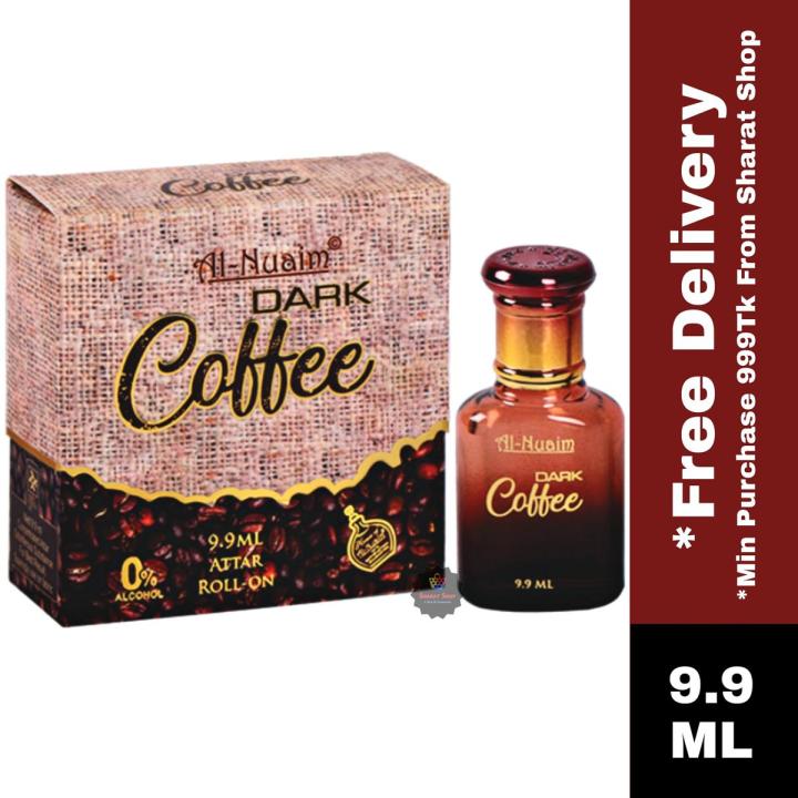 Dark Coffee Attar by Al Nuaim Roll On Non Alcoholic Long Lasting Perfume (Premium Series) 9.9Ml ...