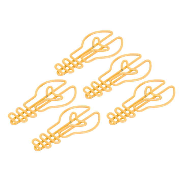 Paper Clips, Plating Process Bulb Shape Rust Prevention Metallic Paper ...