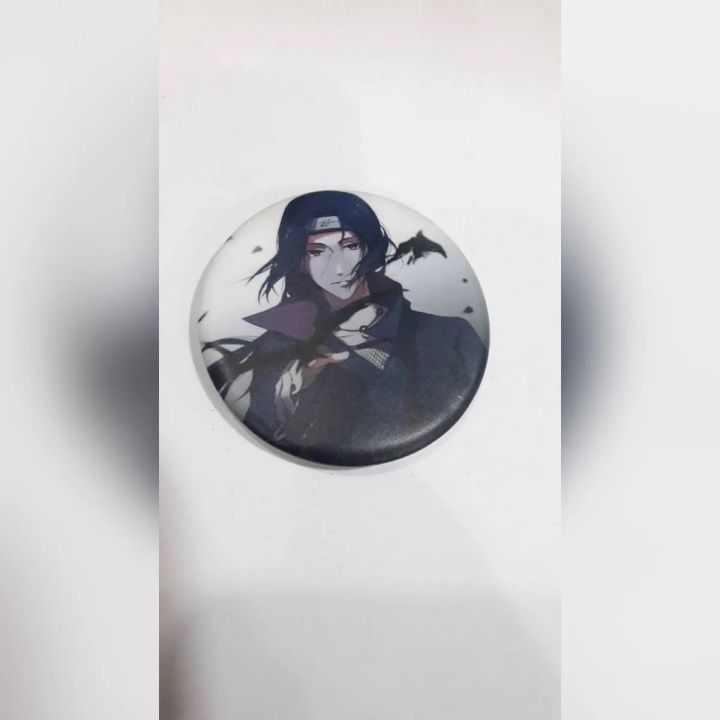 Itachi Uchiha from Naruto Shippuden Tinplate Brooch Pin Badge 3pcs ...