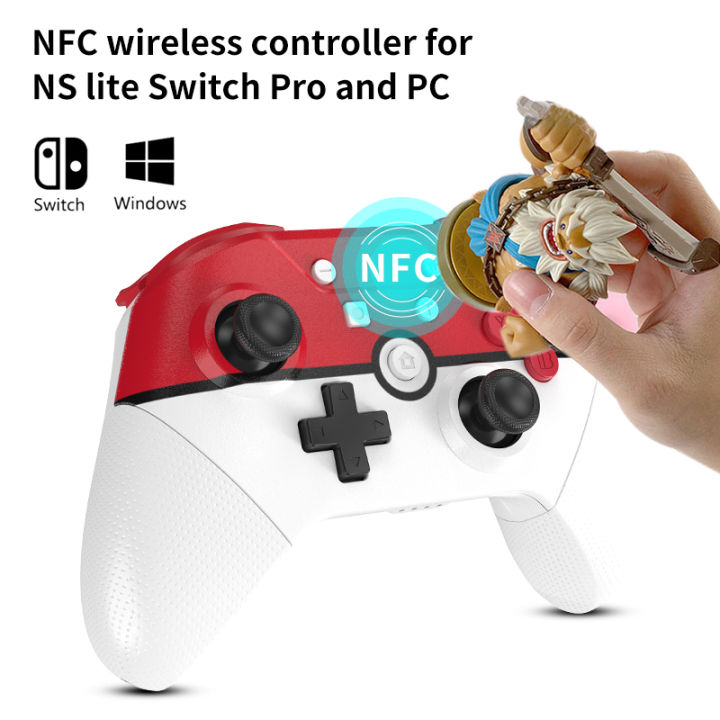 Aolion Wireless Bluetooth Game Controller for Nintendo Switch Pro NS Lite PC NFC Turbo 6-Axis ...