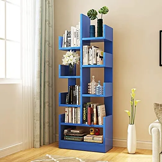 Shelving 8-Shelf Tree Bookshelf Modern Bookcase Book Rack Display ...