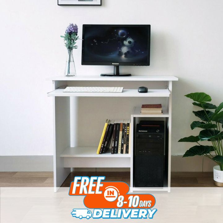 Computer Table / Multi Compartment for Work From Home PC Table / Laptop ...