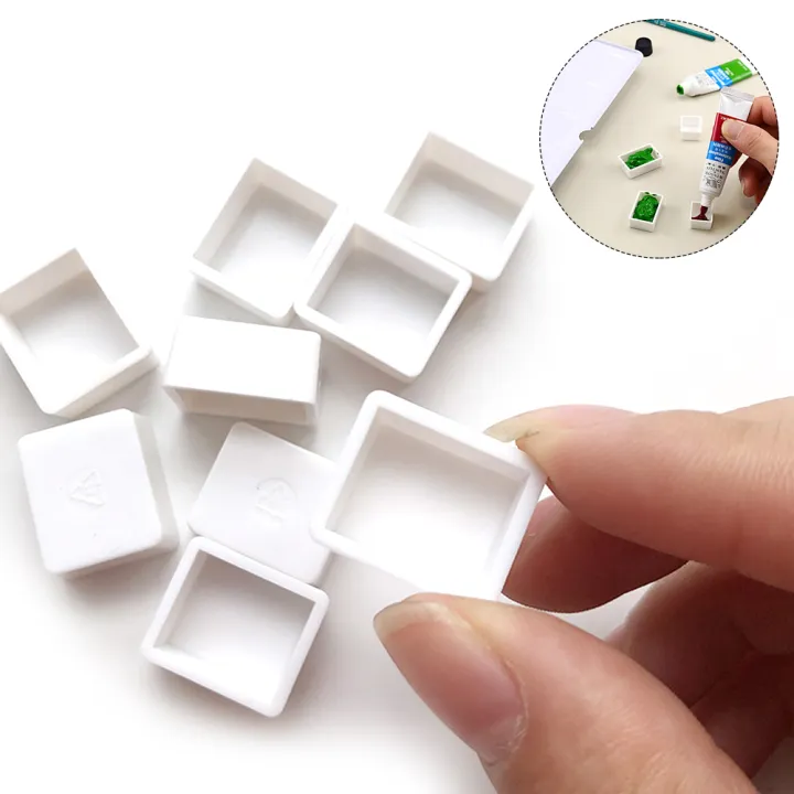 New F 14pc/24pc/6pc Full/Half Empty Pan for Watercolor Paint Grid Pan ...