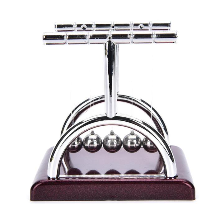 1 Pcs Newton's Cradle Steel Balance Ball Physics Science Pendulum Desk ...