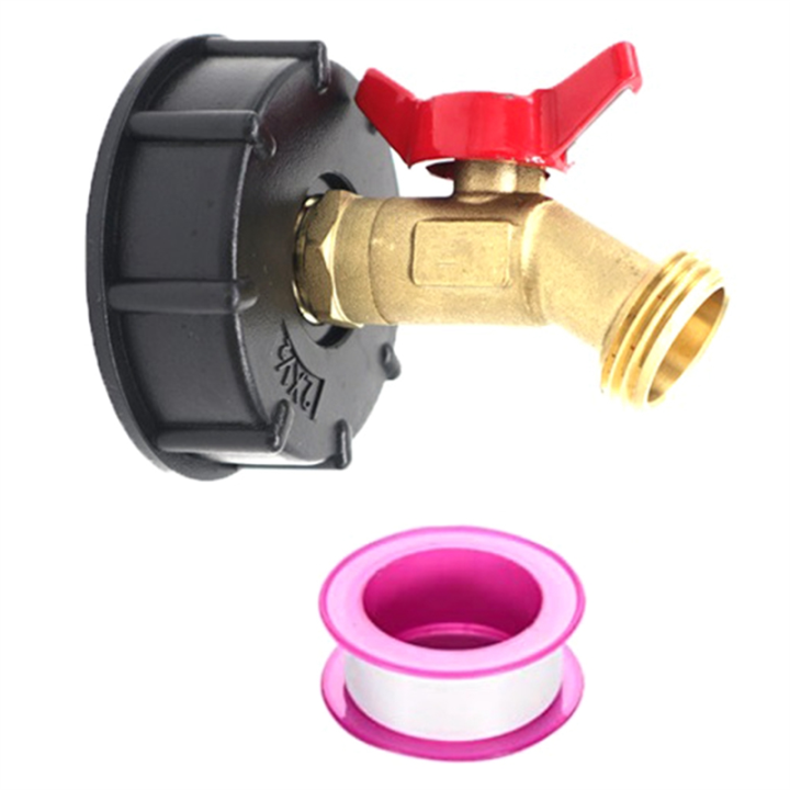 275-330 Gallon IBC Tote Tank Adapter, Ibc Tote Fittings, S60 X 6 Coarse ...